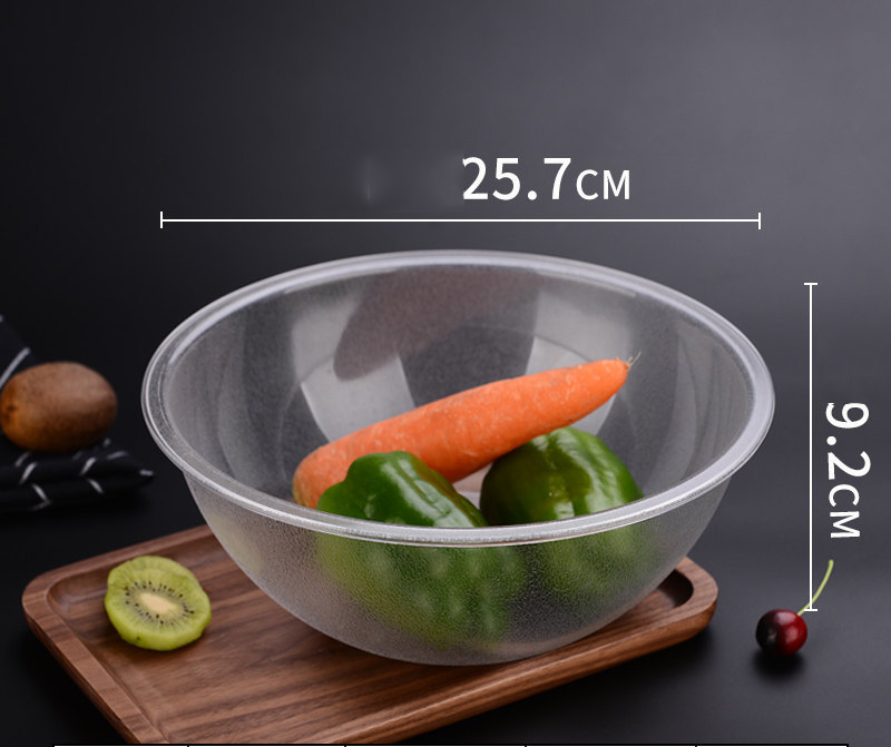 Customized transparent large-capacity acrylic bowl