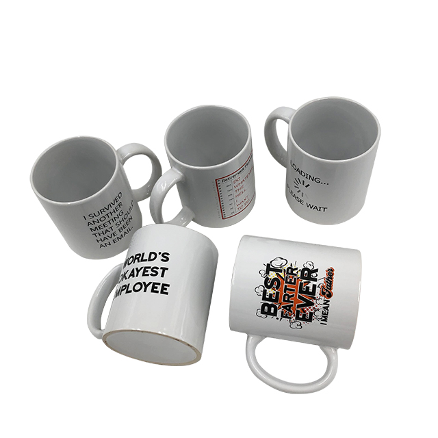 Factory custom printed ceramic mugs