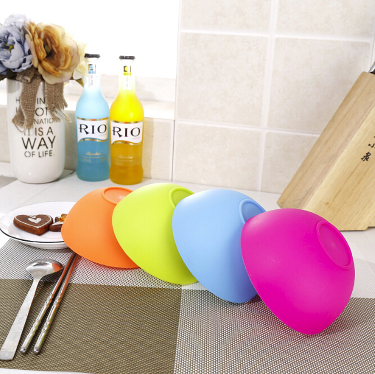 Food grade colorful PP round plastic bowl