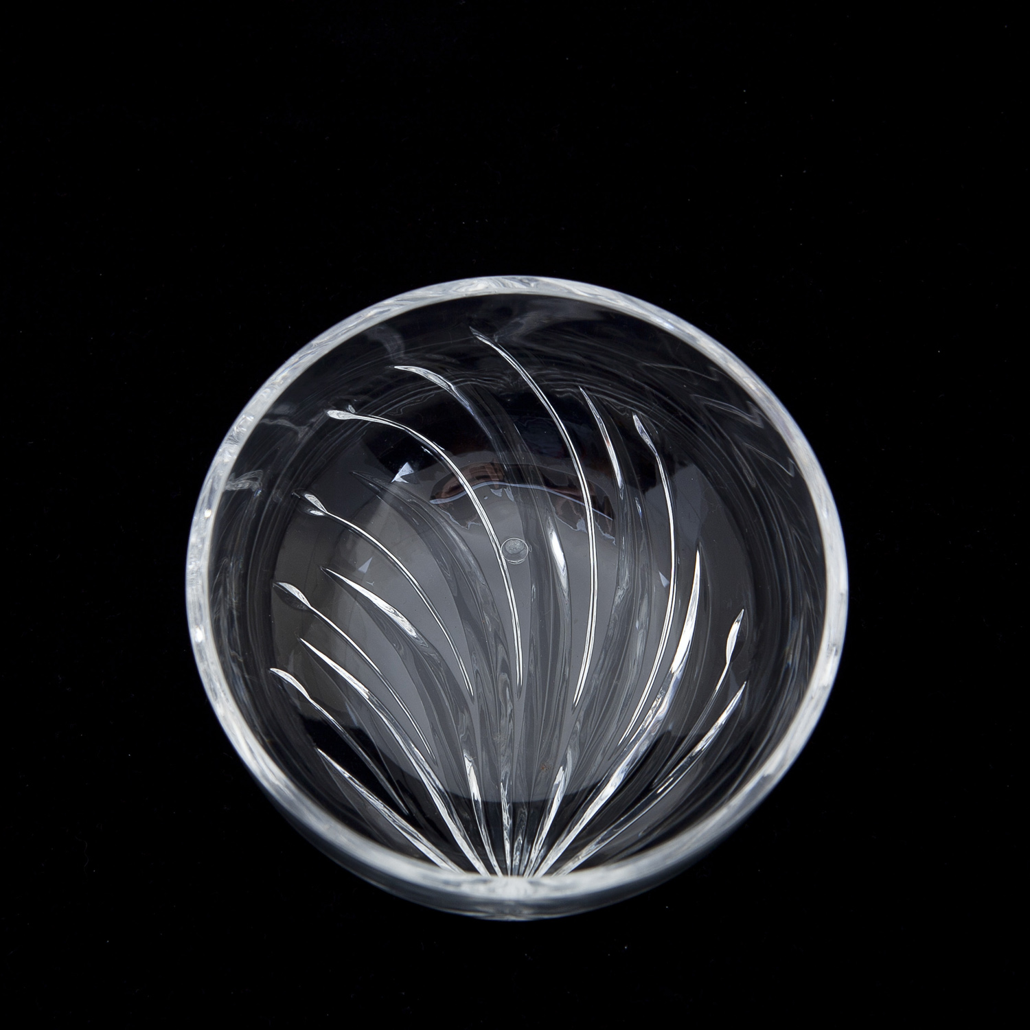 Large custom white acrylic bowl