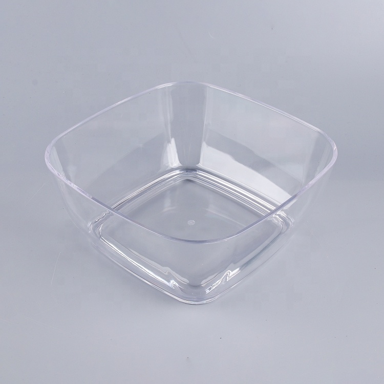 The latest square small acrylic bowl