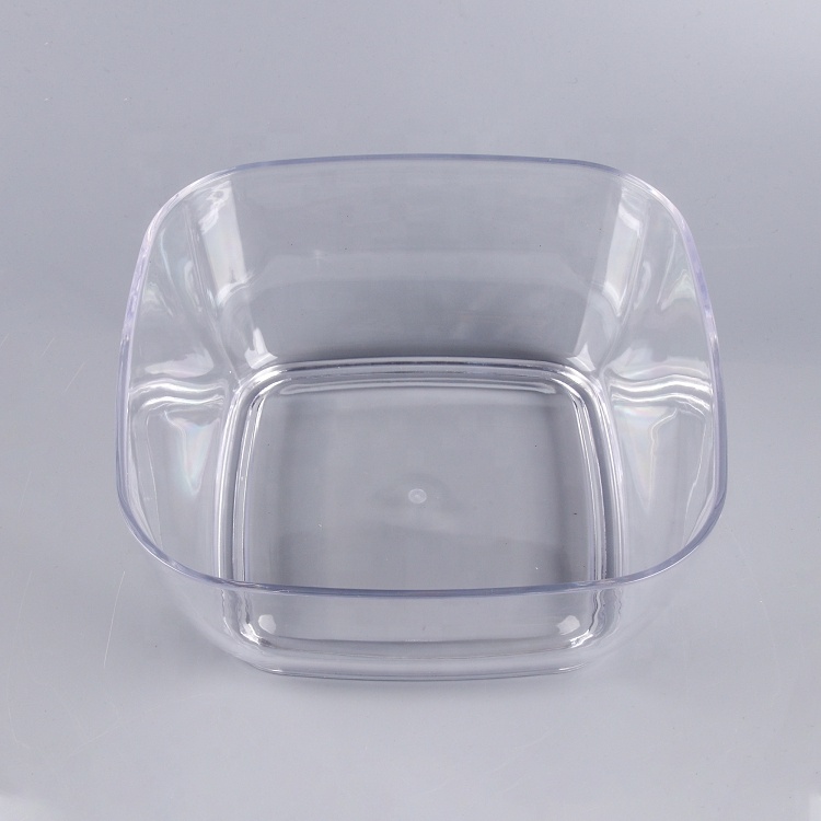 The latest square small acrylic bowl