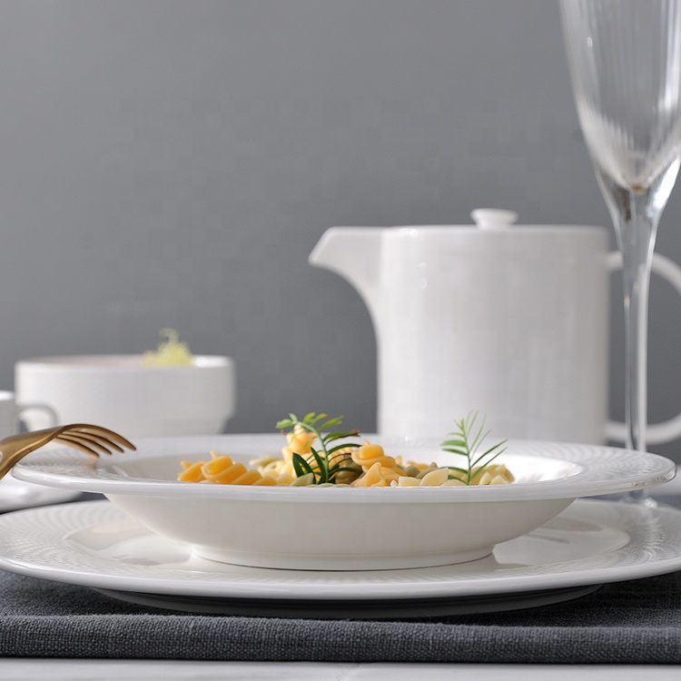 Western restaurant pottery ceramic plate